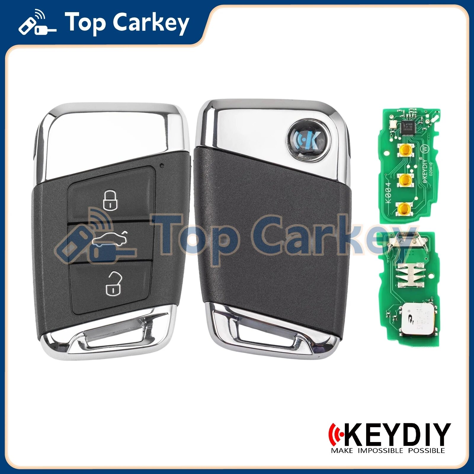 Смарт-ключ KEYDIY ZB17-3 для VW Bora, Passat