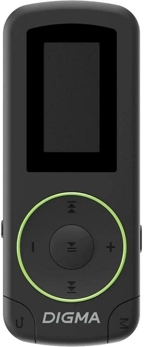 Плеер Flash Digma R4 8Gb черный/0.8/FM/microSDHC/clip