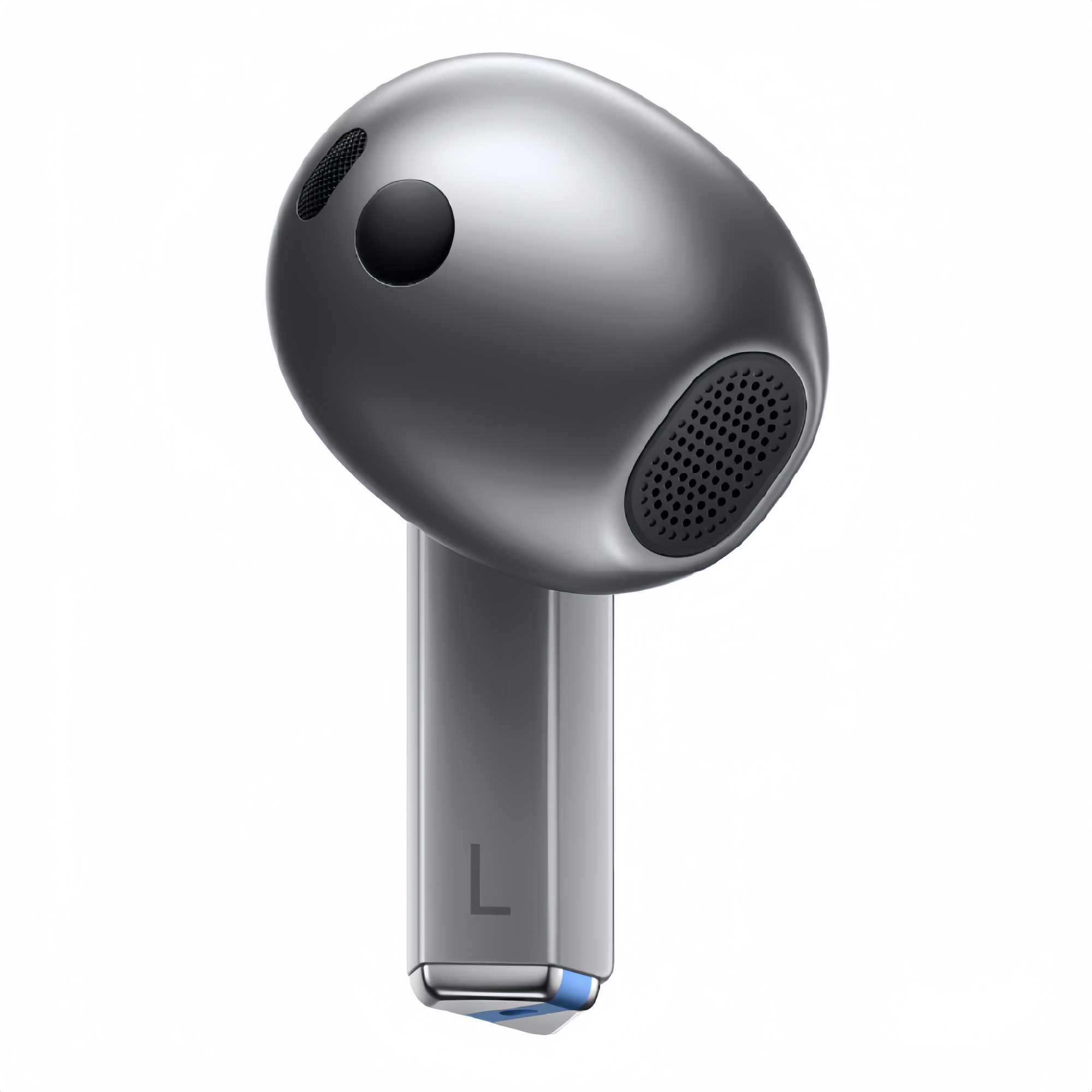 Левый нayшник Samsung Buds 3(L) SM-R530 Silver с амбушкрой среднегo pазмера"M"