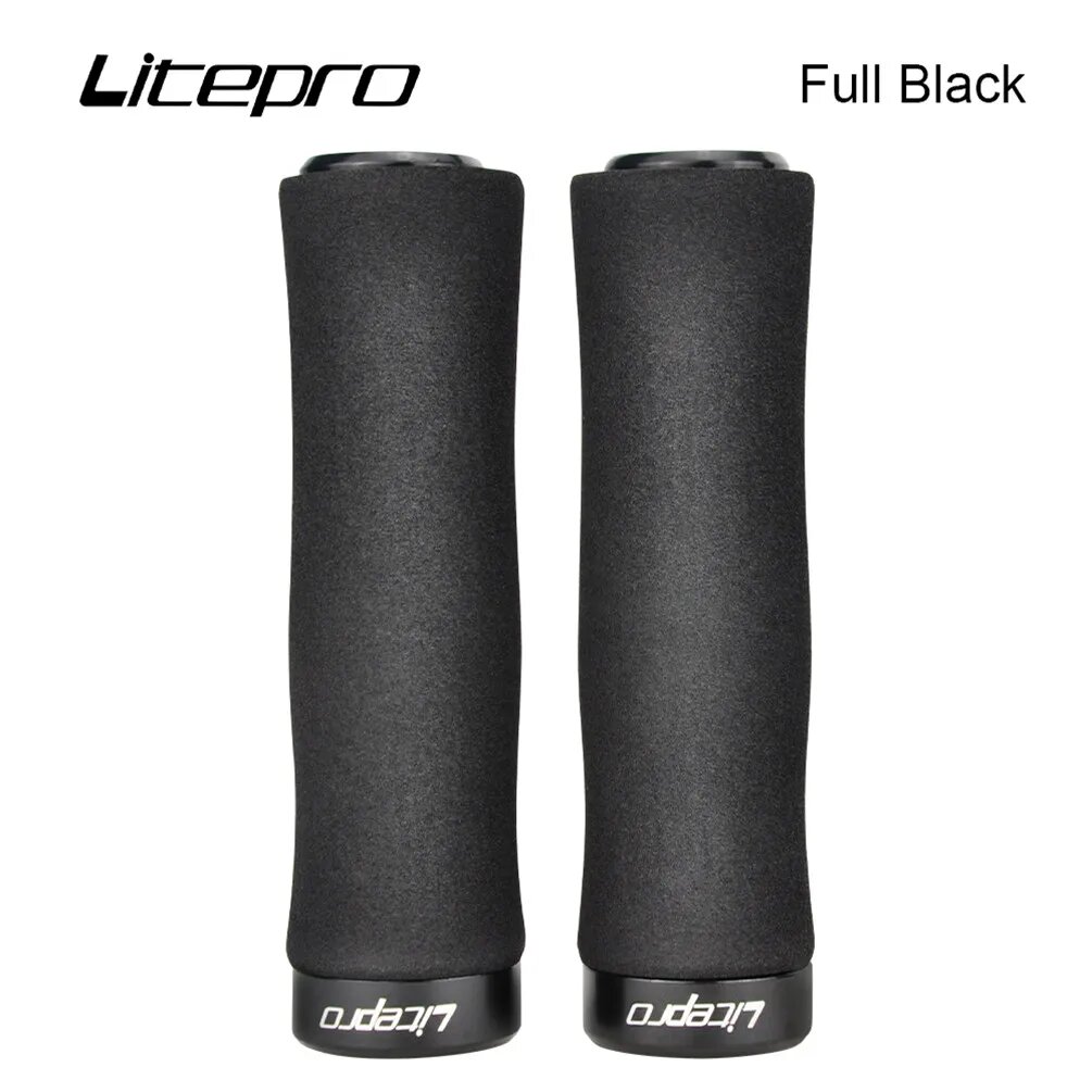 Ручки для руля Litepro Full Black, 22-23 мм, черные