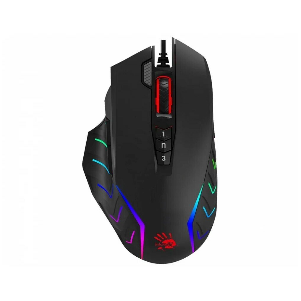 (Верный артикул 1793220! ) Мышь игровая A4Tech Bloody J95s , черный , оптическая,