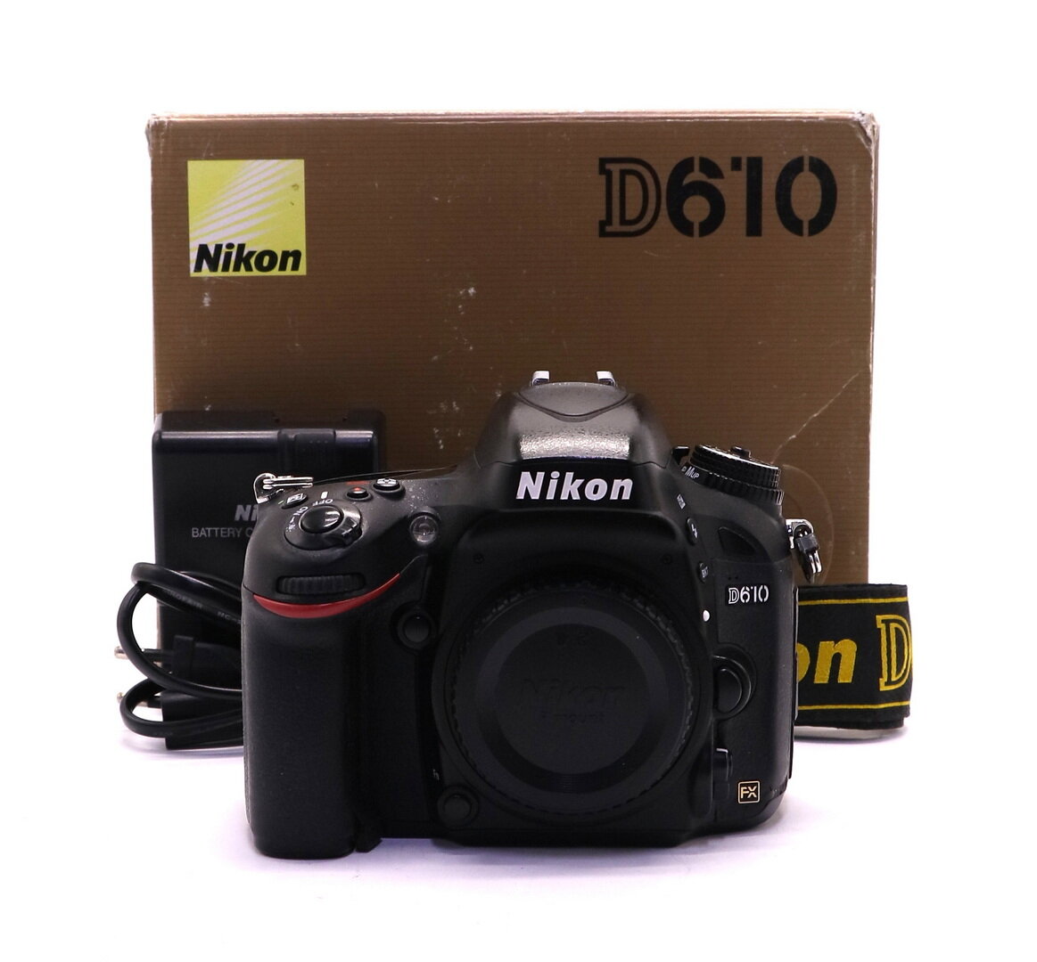 Nikon D610 body в упаковке (пробег 259000 кадров)
