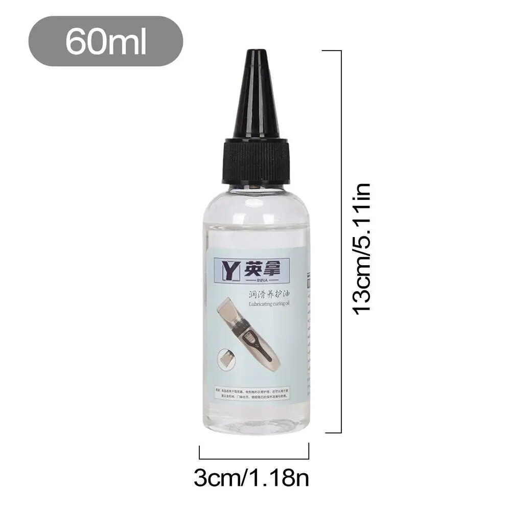 60 мл масло для триммера для волос, машинки для стрижки бороды, смазка для бритв, парикмахерское масло для машинок для стрижк.