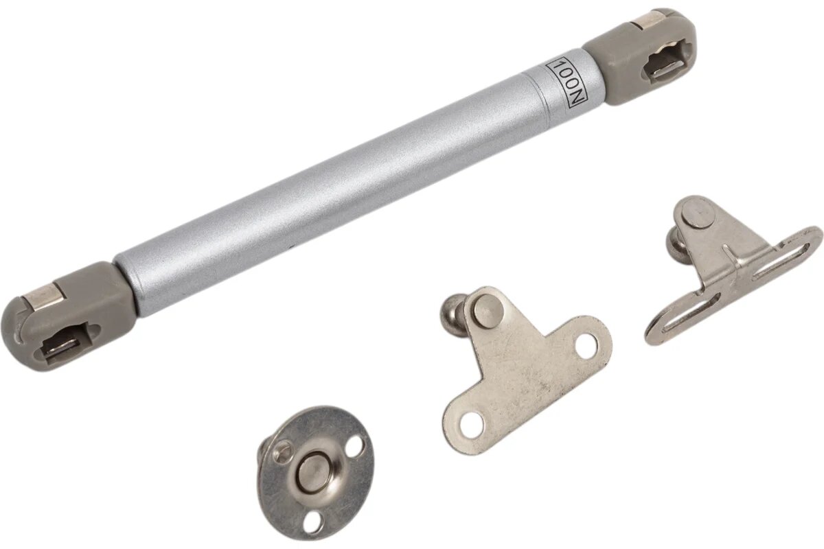 Газовый подъемник STARFIX 100N секретерный серый SMF-7283 металл высота фасада 200‑480 мм