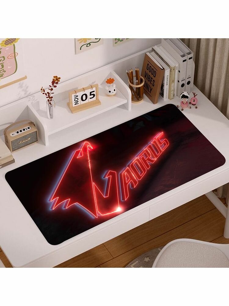 AORUS Коврик для рабочего стола киберспортсмена, игровой коврик для мыши anime Gigabyte keyboard, размер 400x900xxl