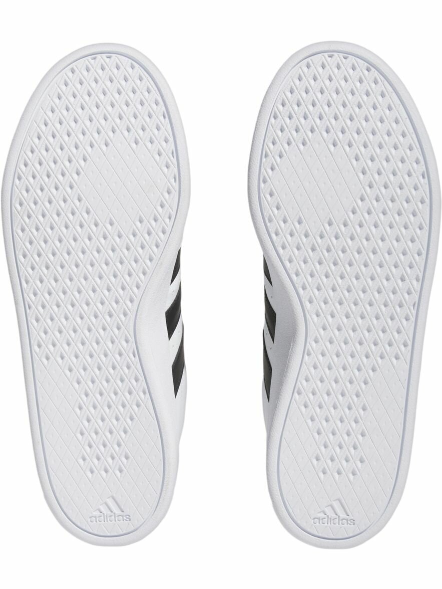 Кеды adidas BREAKNET 2.0, полнота F, размер 10 UK, белый/черный — фото 1