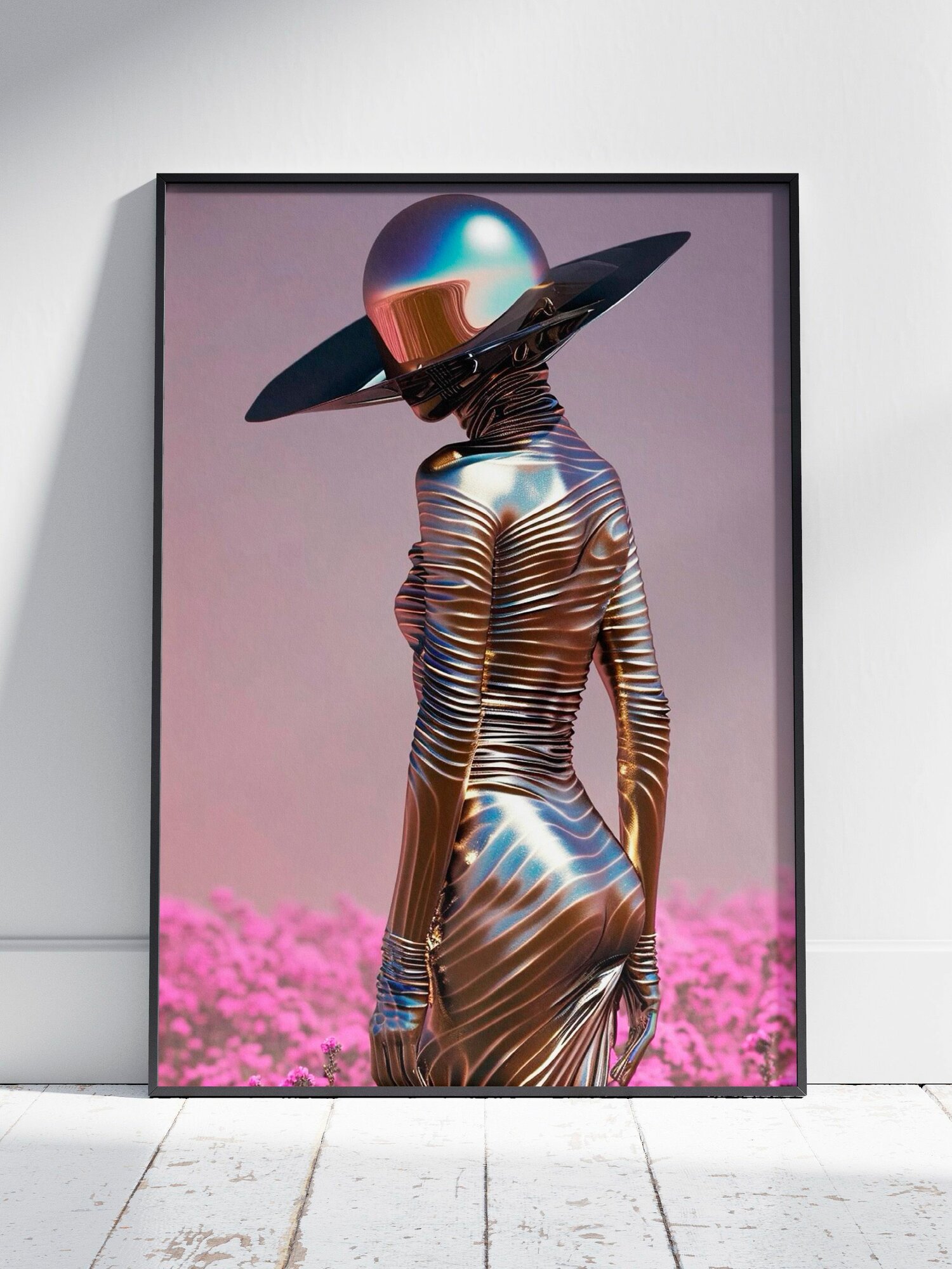 Плакат на стену для интерьера Футуризм Стиль (Futuristic Fashion Style 2) - Постер по моде и эстетике формата A4 (21x30 см)