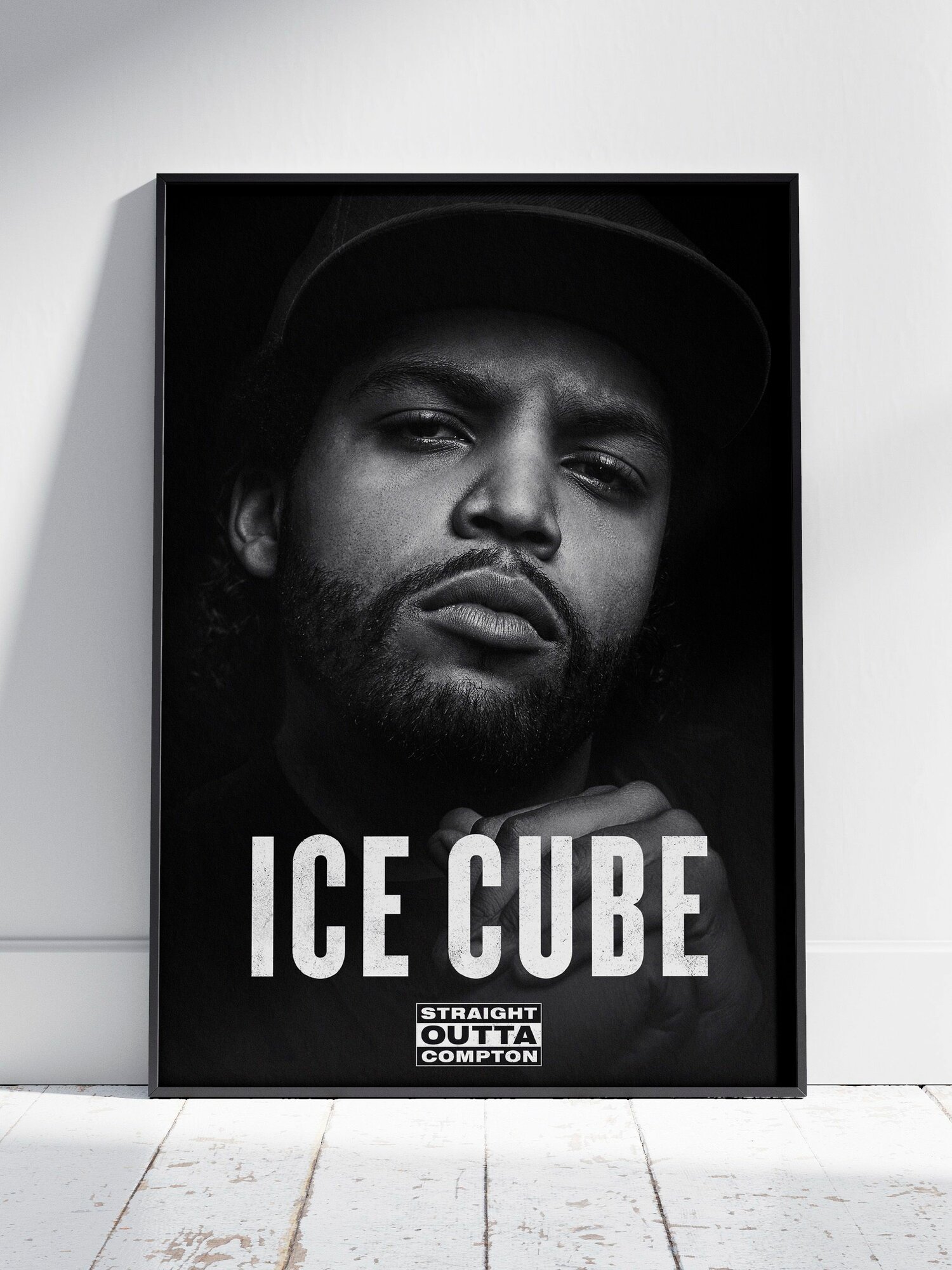 Плакат на стену для интерьера NWA (Айс Кьюб - Ice Cube 4) - Постер по музыке и артисту формата A4 (21x30 см)