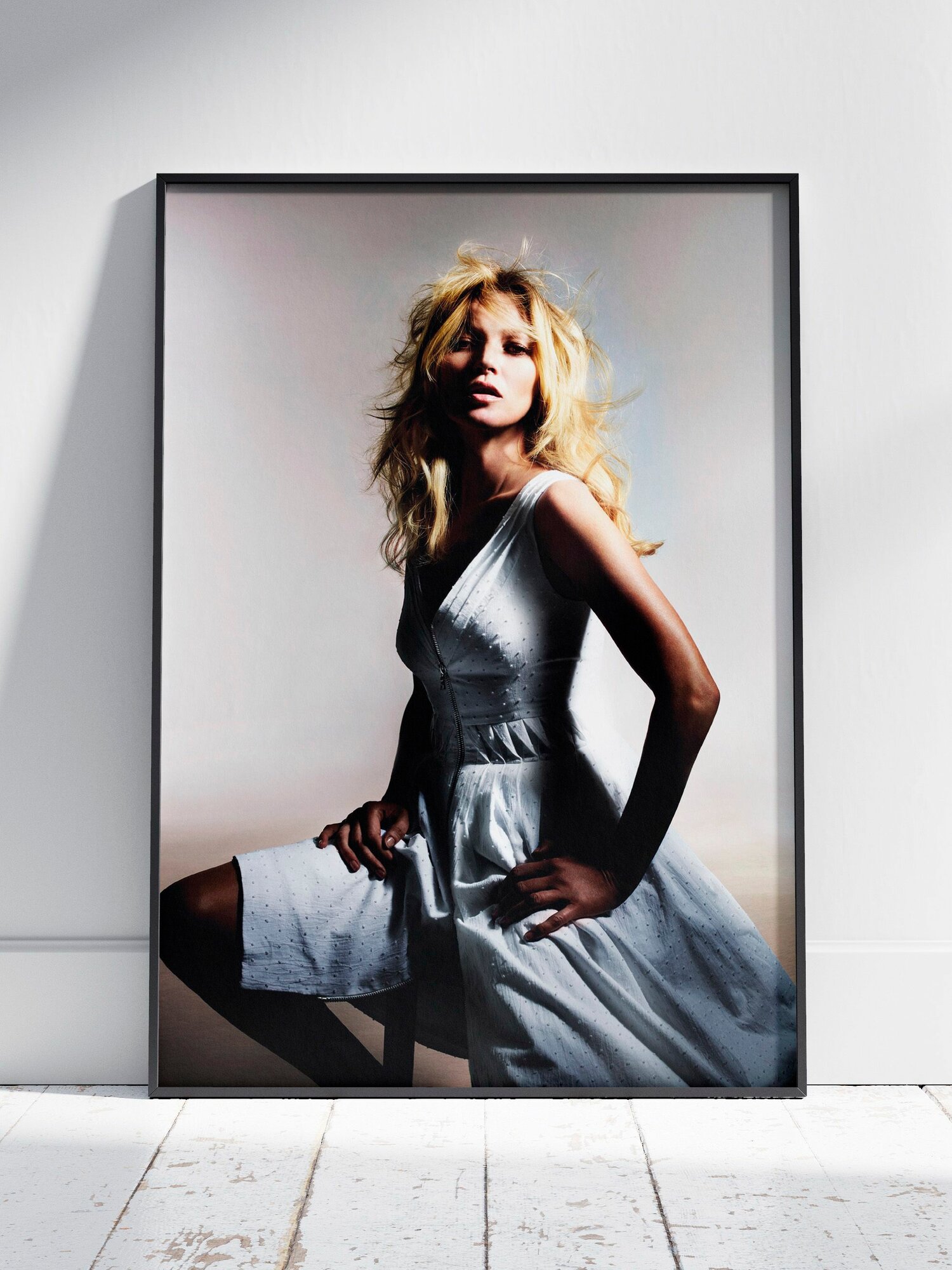 Плакат на стену для интерьера Кейт Мосс (Kate Moss 33) - Постер по модели, бренду и моде формата A4 (21x30 см)