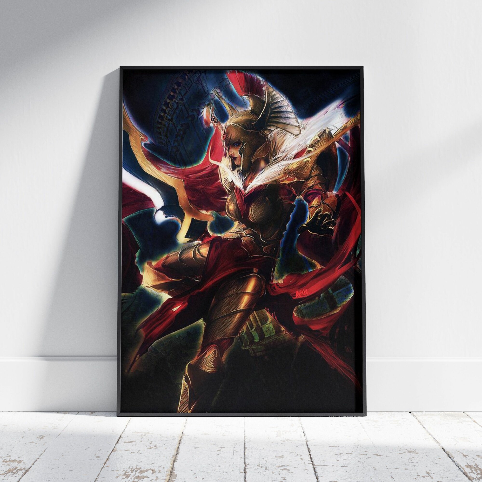 Плакат на стену для интерьера Dota 2 (Legion Commander 3) - Постер по игре формата A3 (30х42 см)