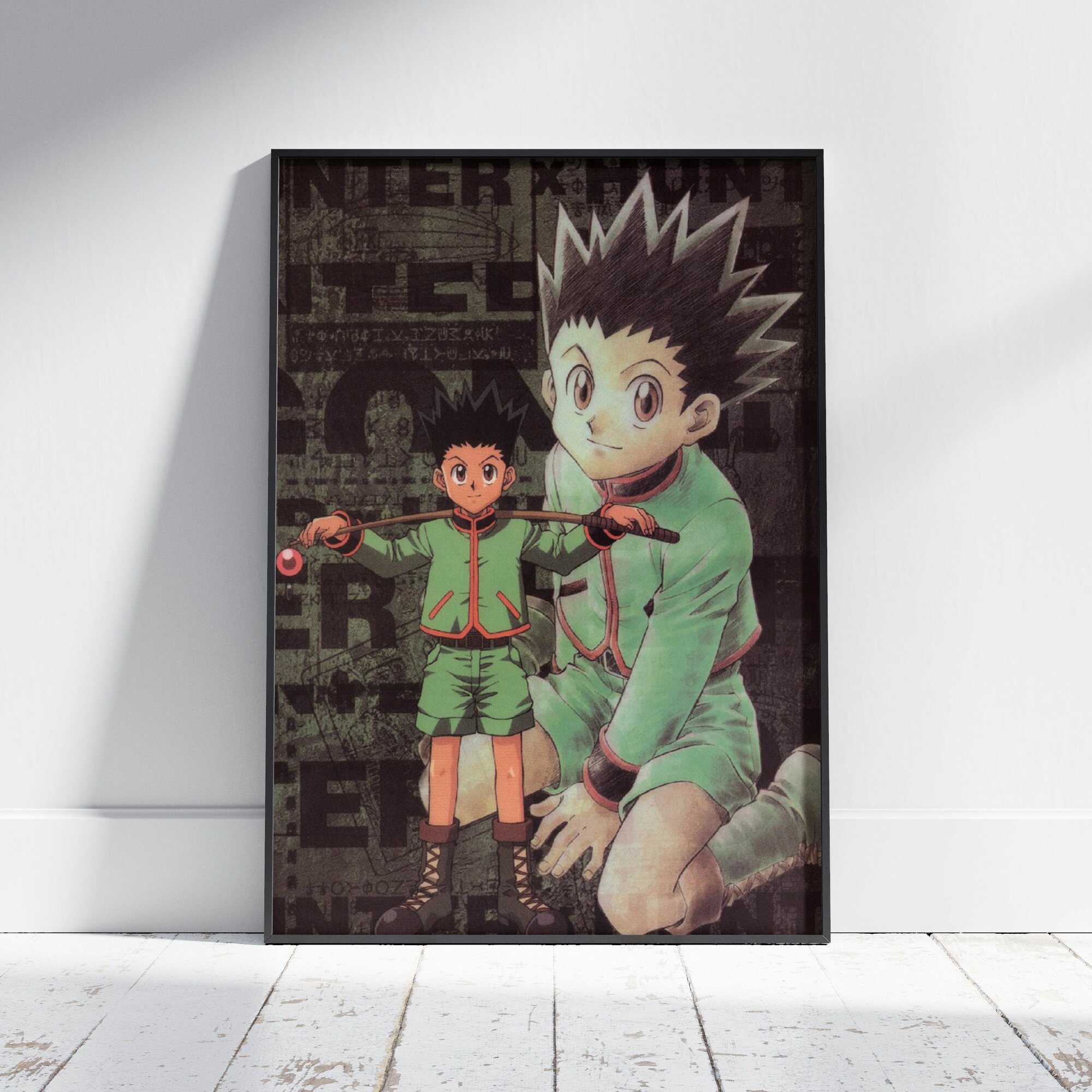 Плакат на стену для интерьера Hunter x Hunter (Гон Фрикс 2) - Постер по аниме формата A3 (30х42 см)