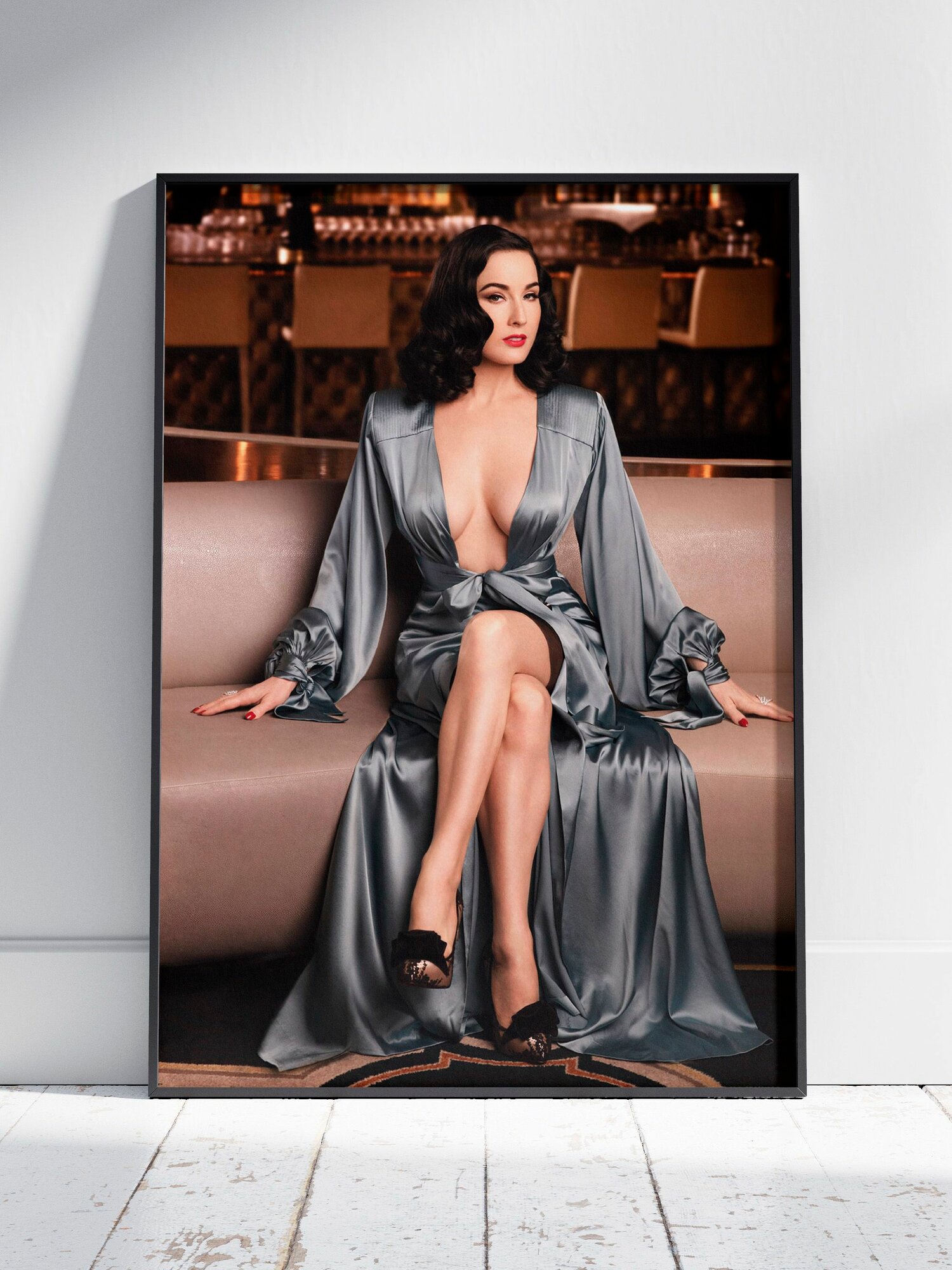 Плакат на стену для интерьера Дита фон Тиз (Dita Von Teese 24) - Постер по модели, бренду и моде формата A4 (21x30 см)