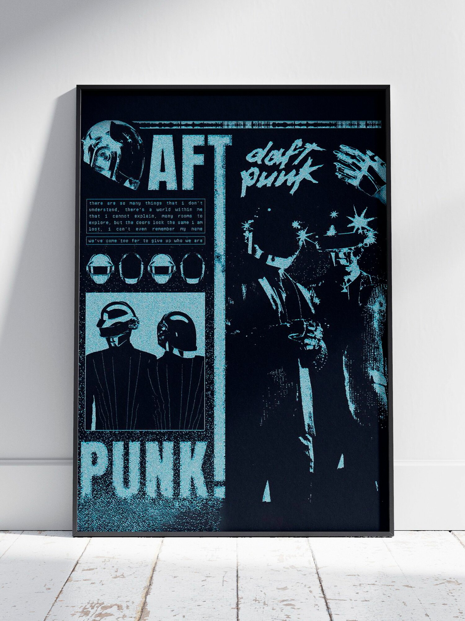 Плакат на стену для интерьера Дафт Панк (Daft Punk 42) - Постер по музыке и артисту формата A4 (21x30 см)