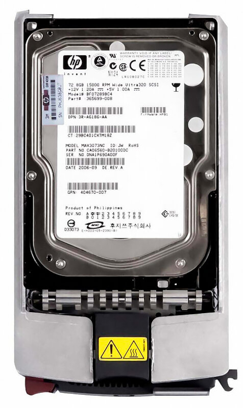 Жесткий диск HP CA06560-B20100DC 72,8Gb U320SCSI 3.5" HDD