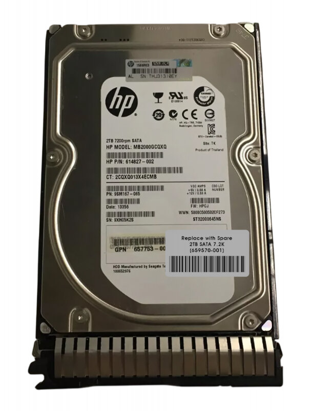 Жесткий диск HP 659339-B21 2Tb SATAIII 3,5" HDD