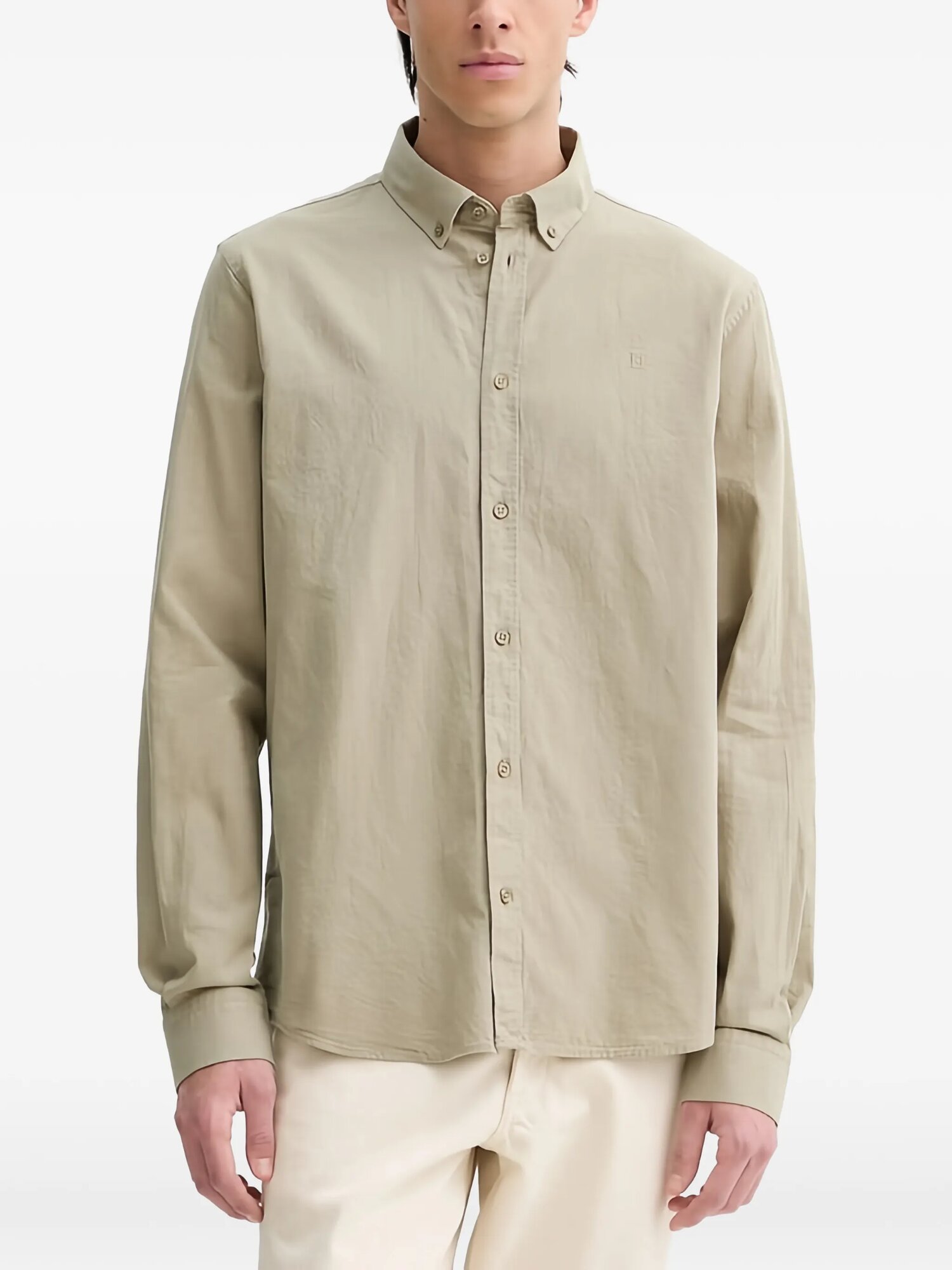 Рубашка Les Deux Buttoned long-sleeve shirt, размер L, разноцветный