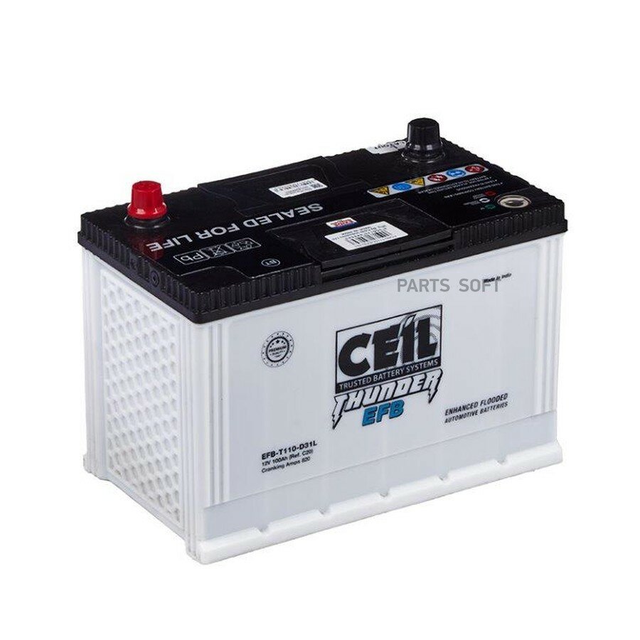 Аккумулятор CEIL JIS EFB-T110-D31L от официального дистрибьютора, CEIL, артикул EFBT110D31L