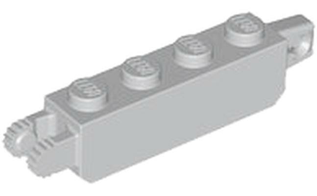 Деталь Lego 30387 Hinge Brick 1 x 4 Locking with 1 Finger Vertical End and 2 Fingers Vertical End, 9 Teeth