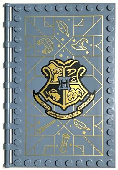 Деталь Lego 69934pb001 Tile, Modified 10 x 16 with Studs on Edges and Bar Handles with Hogwarts Charms Class Pattern