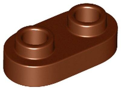 Деталь Lego 35480 Plate, Round 1 x 2 with Open Studs