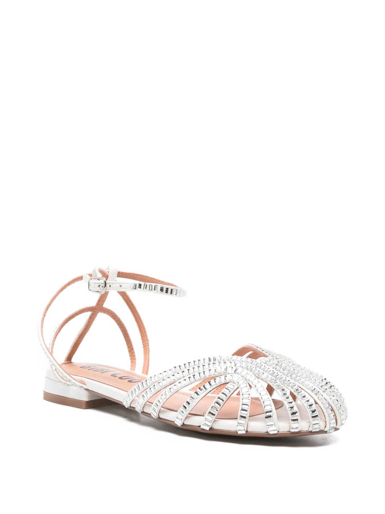 Босоножки Bibi Lou Crystal-embellishment sandals, размер 37, Silver — фото 1