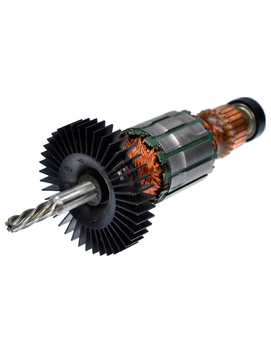 Ротор (Якорь)(L-157 мм, D-35 мм, 5 зубов, поворот влево) для дрели Black & Decker KR702 TYPE 1