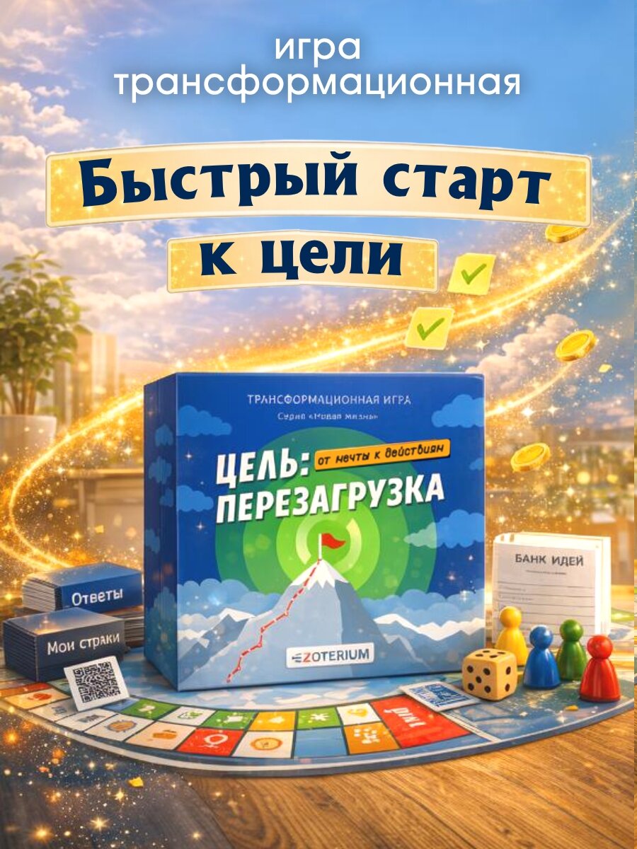 Игра трансформационная настольная "Цель: Перезагрузка" EZOTERIUM