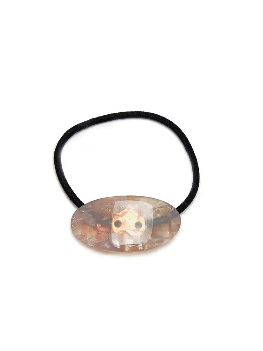 BENTEN Asinoko Scrunchie Резиночка "Асиноко" (черный) 1 шт