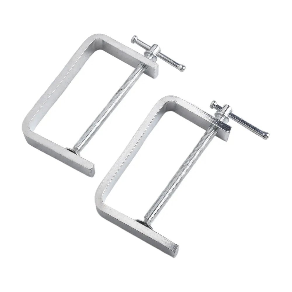 2 шт. 50-100 мм Струбцина C-образная Струбцина G-образная для деревообработки и пластикового сверления