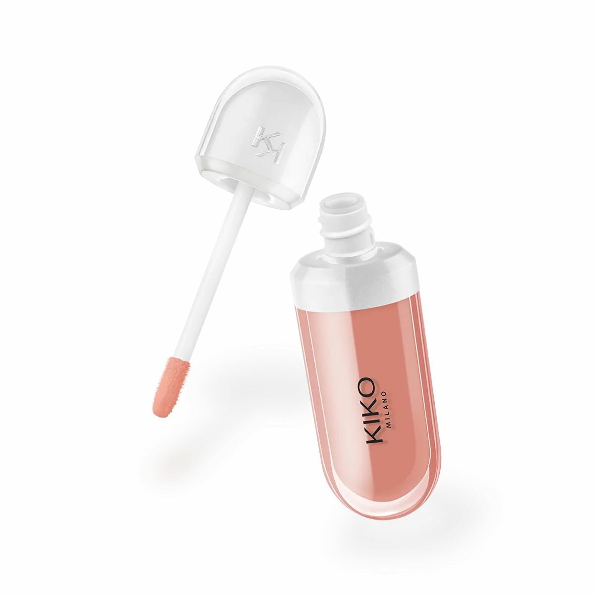 KIKO MILANO Разглаживающий и придающий объем блеск для губ kissable lip volume plumping lip cream 6.5мл оттенок 04 Nude Ever