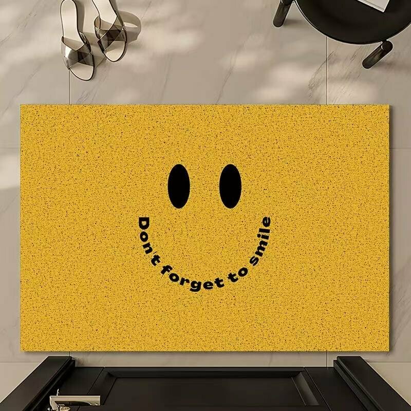 Коврик для входа PVC Anti-slip Mat, современный буквенный дизайн, , 50х80 см，дверной коврик12
