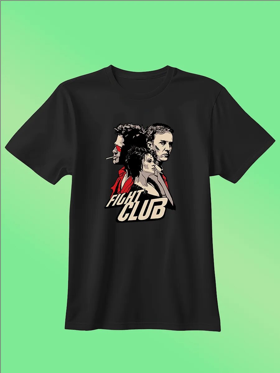 Футболка Fight Club культовое кино арт-принт