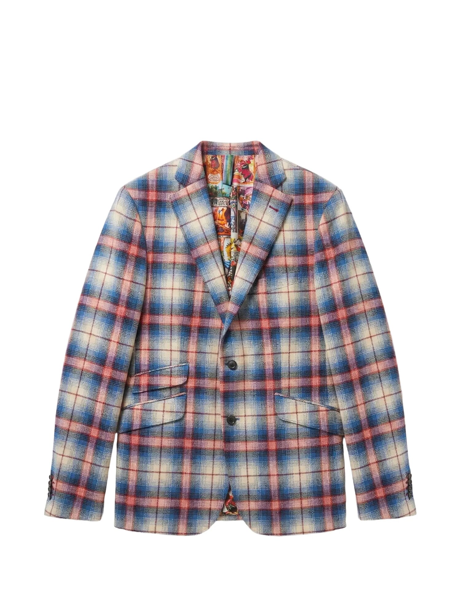 Пиджак Plaid-check blazer