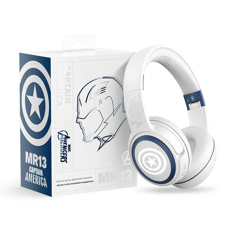 Беспроводные Bluetooth-наушники Marvel для игр, компьютерные наушники, детские наушники Железный Человек, подходят для