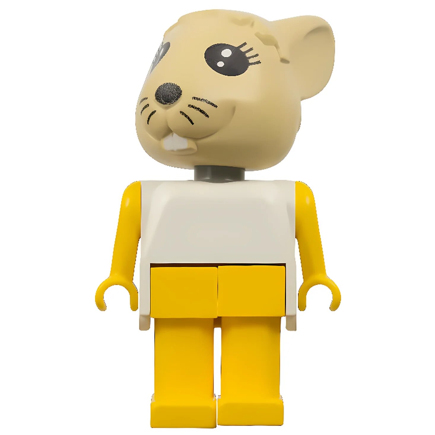 Минифигурка Lego Fabuland Rabbit - Bonnie Bunny, Tan Head, Yellow Legs and Arms, White Top fab3c U