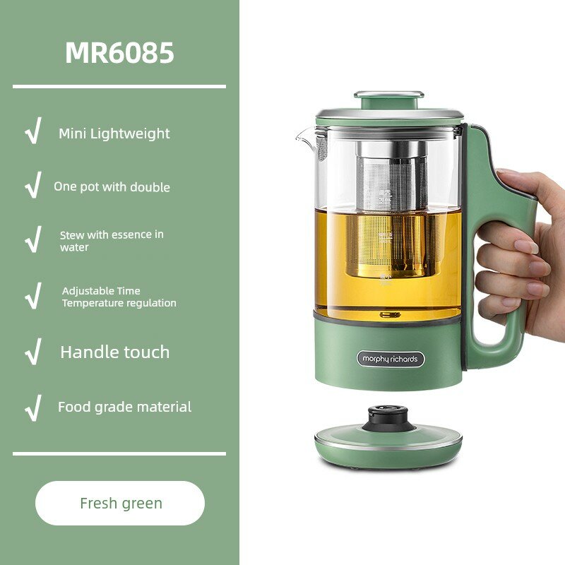 Мини-чайник Morphy Richards, компактный и удобный для офиса, многофункциональная чашка для воды, чайник для заваривания