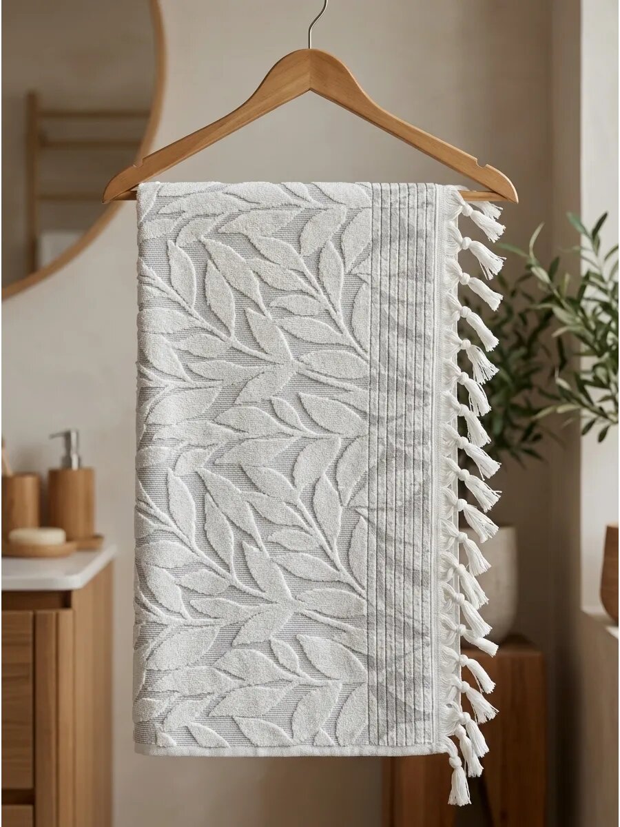 Полотенце банное Mia bella Home Textile махровое 90х150 Турция хлопок премиум
