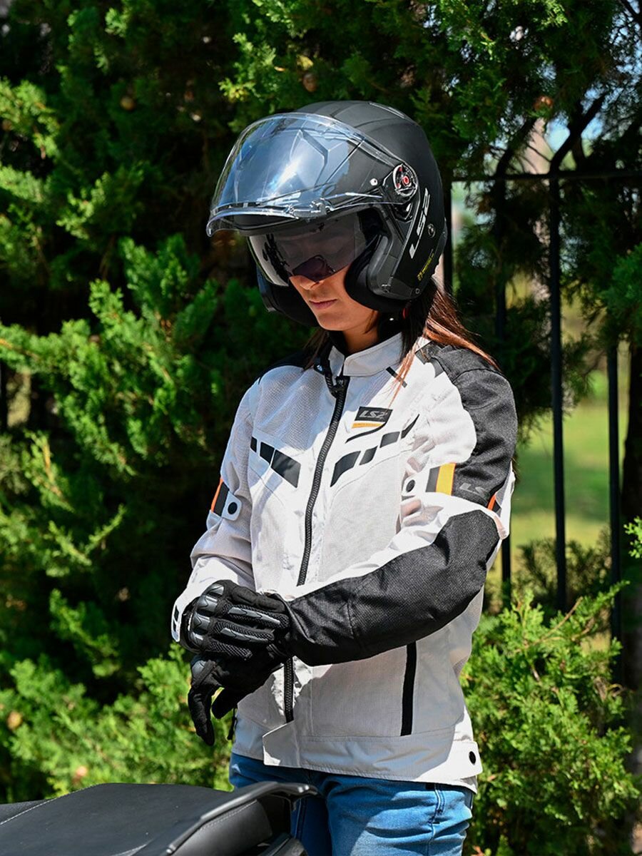 Мотокуртка LS2 Garda Air Lady Black Grey H-V Orange L