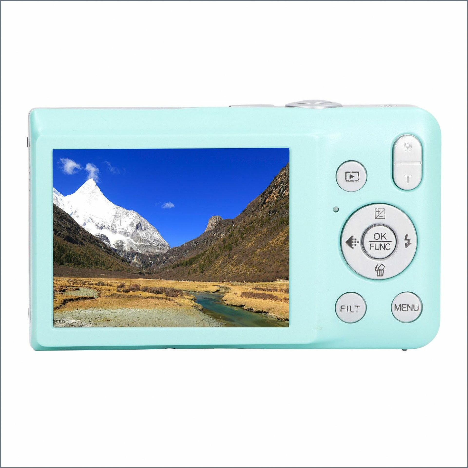 Цифровая камера HD 68MP с экраном 2.7 дюйма, 16X зумом, Таймером съемки, Фильтром красоты и Записью видео: Компактный фотоаппарат для повседневной съемки