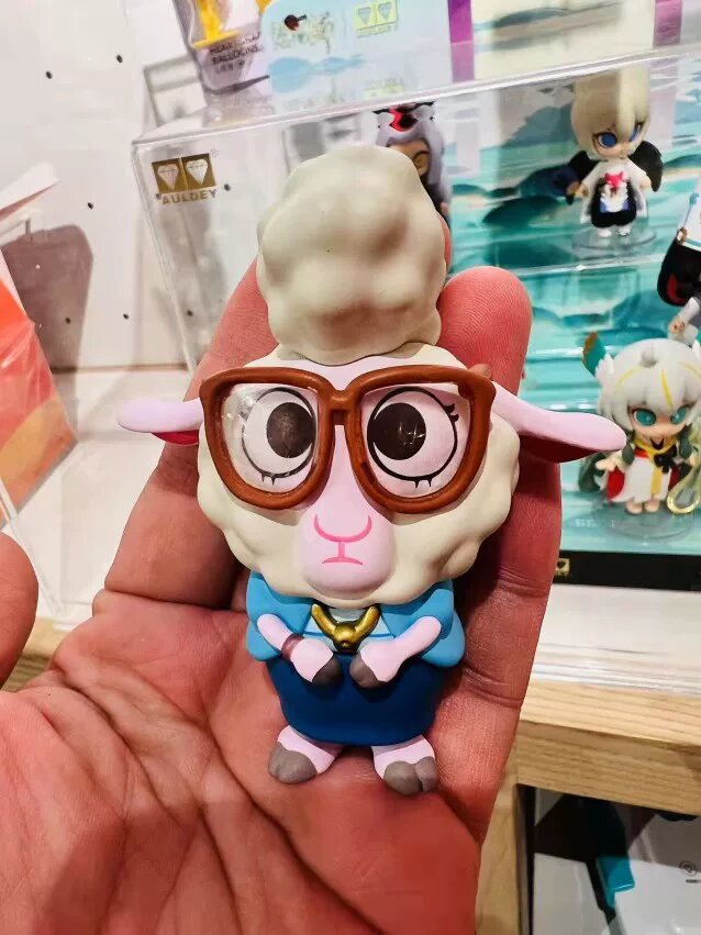 Фигурка Miniso Zootopia: Джуди Хоппс и Ник Отер (Осеннее поместье), коллекционная игрушка-сюрприз, трендовая фигурка