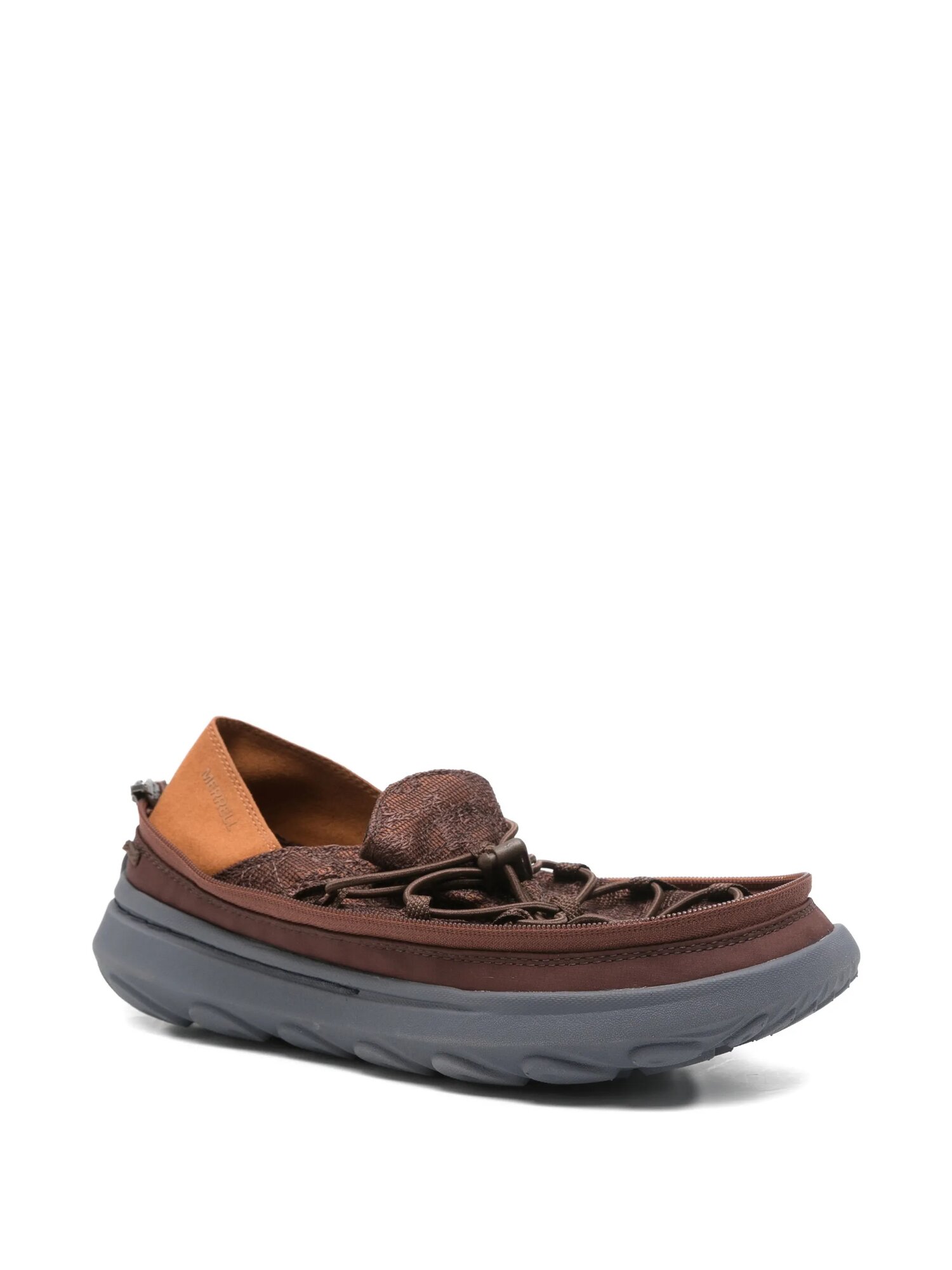 Кроссовки MERRELL Zip-trim toggle-fastening sneakers, размер 7 UK, коричневый/серый/оранжевый — фото 1