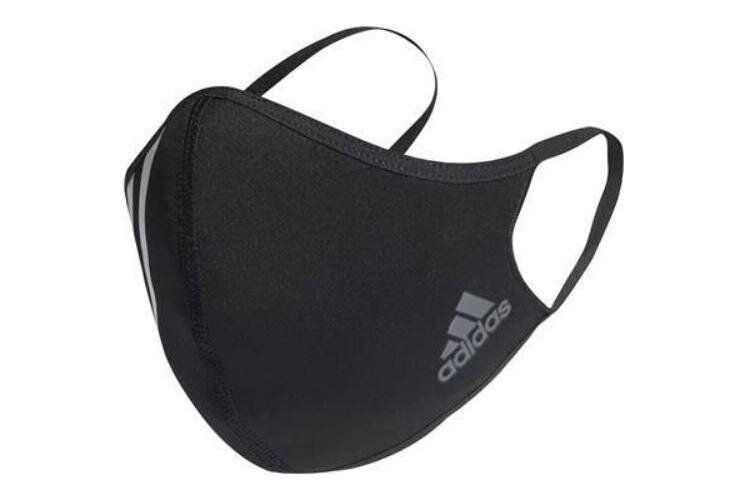 Маска для лица унисекс Adidas Recycled Polyester, черная, L EU