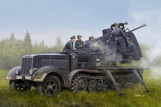 Немецкая зенитка FLAK 41 (1/35) 09513 Trumpeter