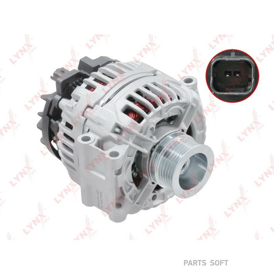 LYNXAUTO EA-1369 Генератор (87 A, 6PK)
