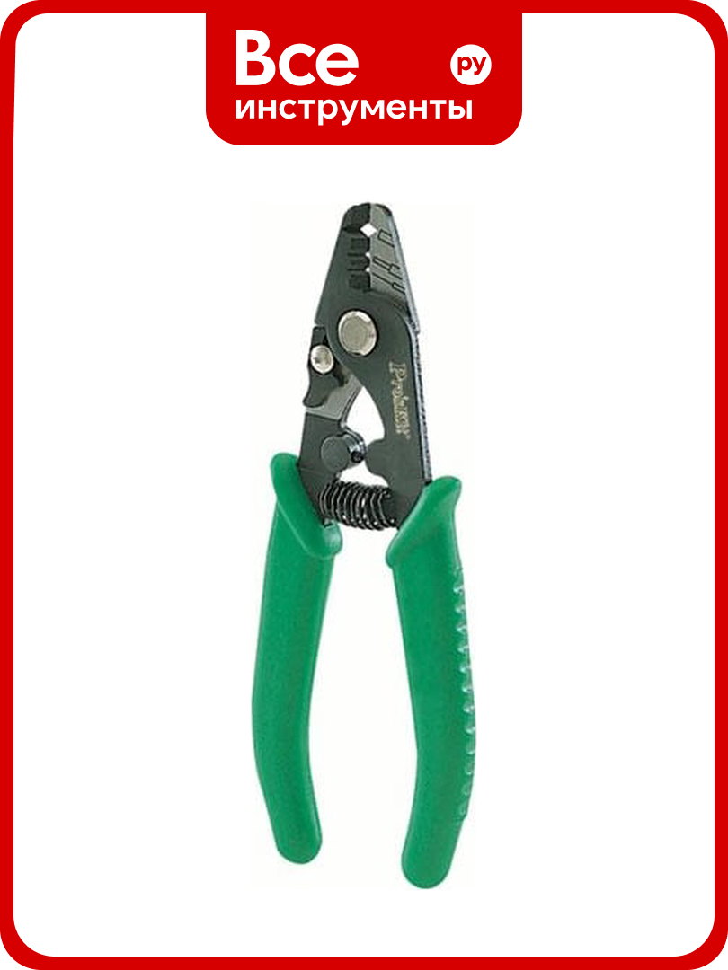Инструмент для зачистки оптического кабеля ProsKit 8PK-326 00194742 механический ручной для разделки коаксиальных