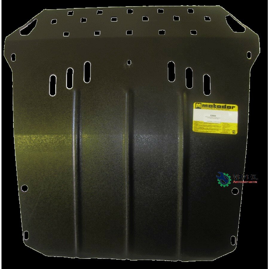 MOTODOR 02809 02809 (1/0/2) Защита стальная 2 мм Д, КПП Ssang Yong Actyon New