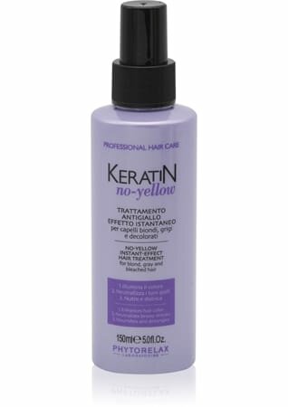 Спрей для ухода за волосами Phytorelax Laboratories Keratin No-Yellow, 150 мл