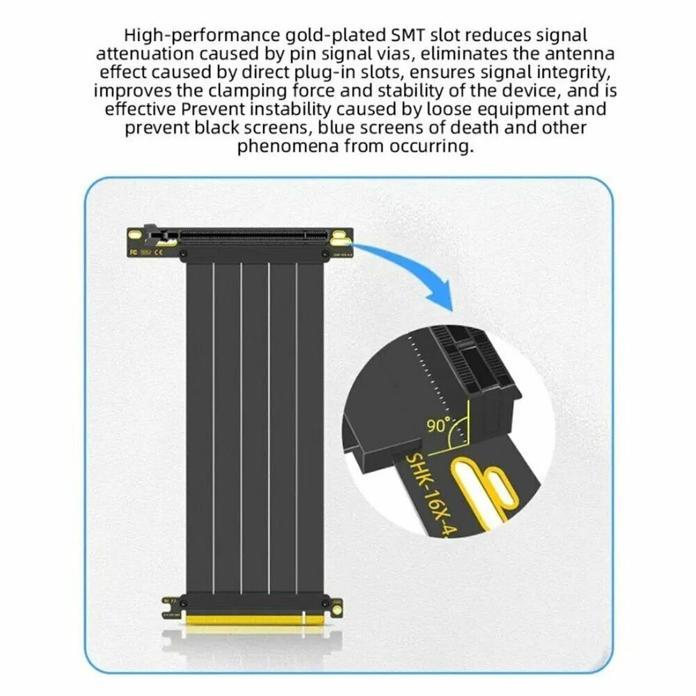 Удлинительный кабель PCI-E 4.0 16X