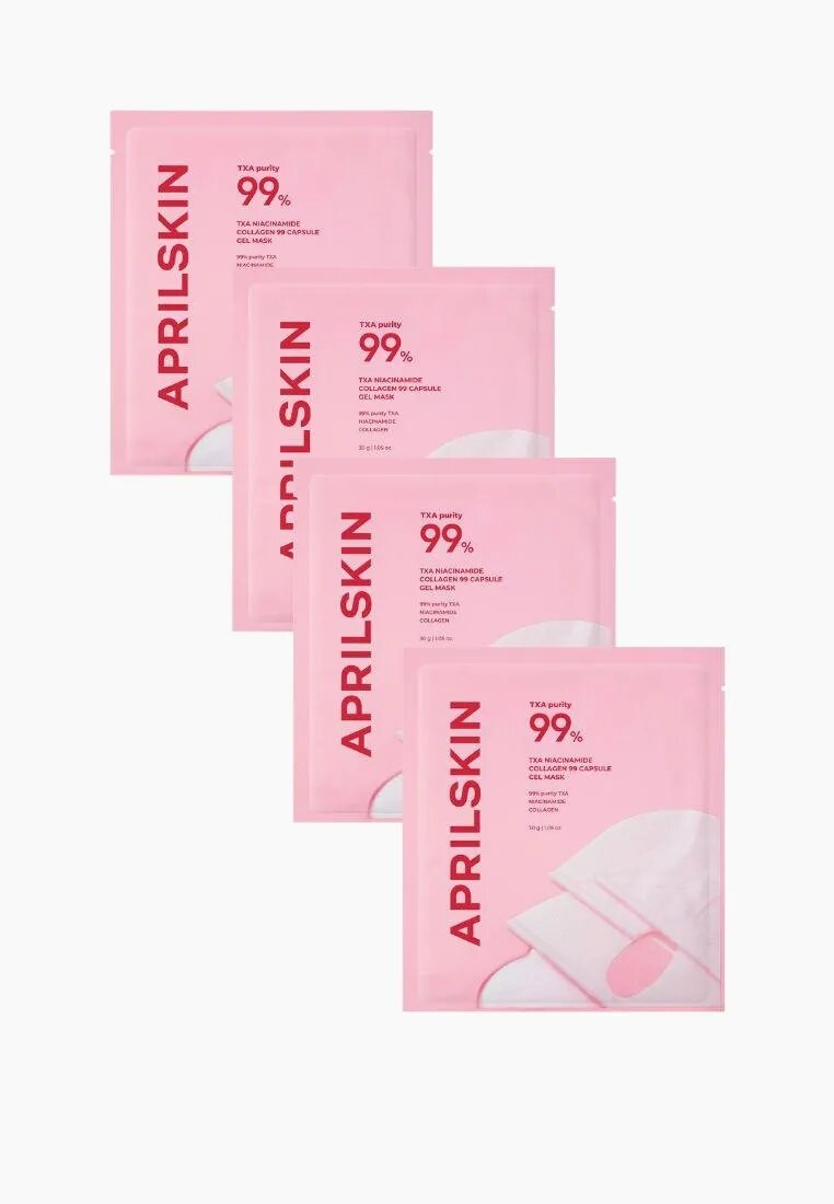 Aprilskin Маски для лица 4 шт. 30 г x 4 шт