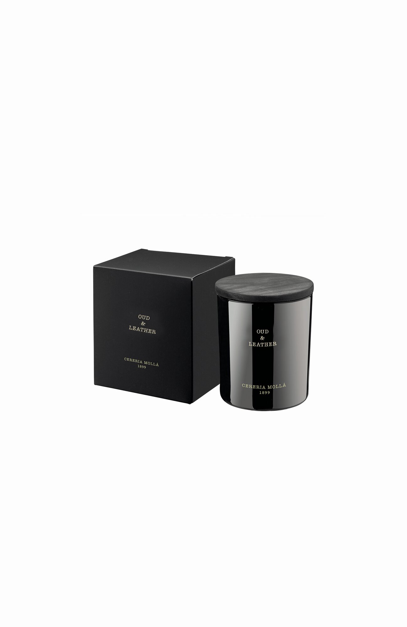 Свеча Oud & Leather (230g) Cereria Molla 1899